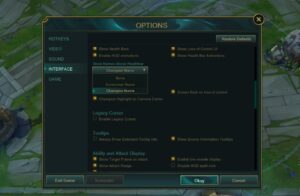 League of Legends: how to show champion names instead of Summoner name ...