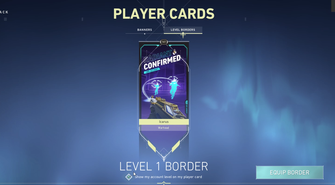 How to hide your account level banners in Valorant - GameRiv