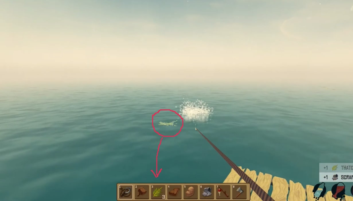 Raft: How To Get Rope - GameRiv