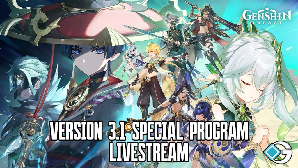 Genshin Impact Version 3.1 Livestream: Anime, Free Primogem Codes ...