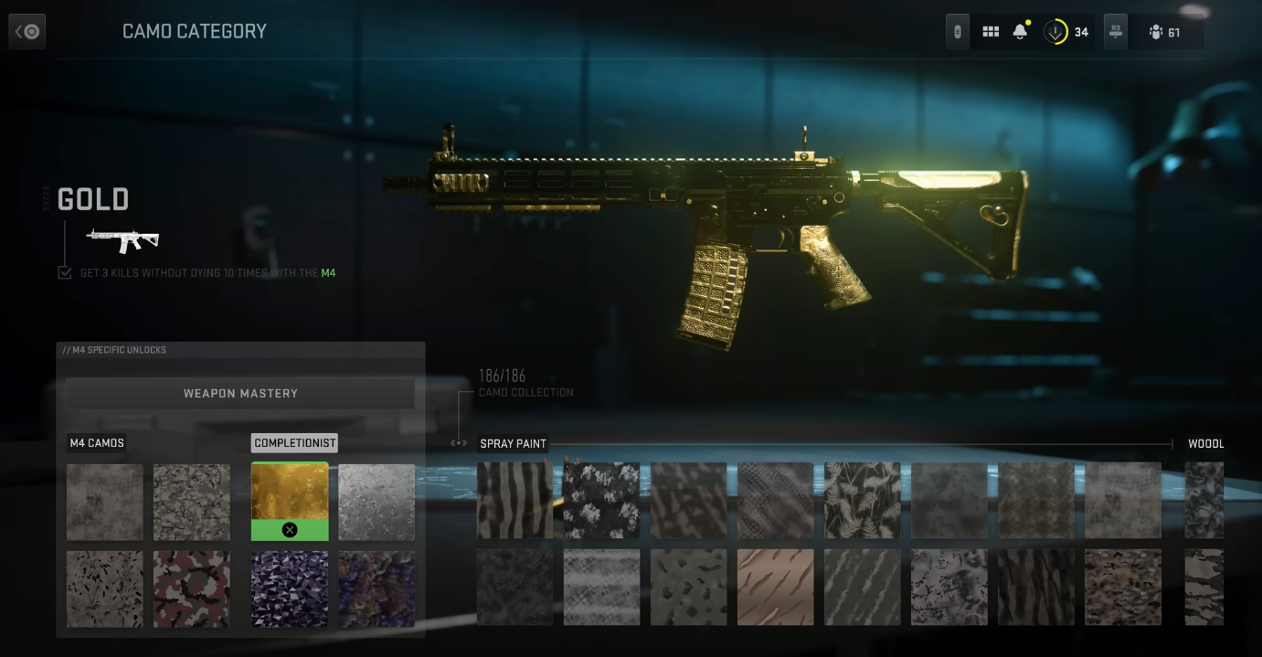 Modern Warfare 2: How To Unlock Gold Camo - GameRiv